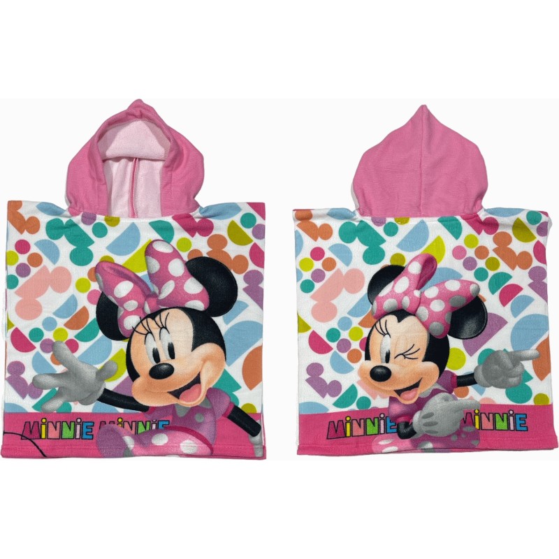 Minnie Disney Swim Poncho Hoodie