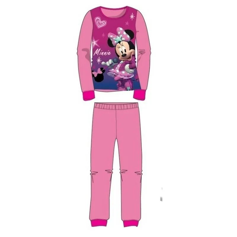 Pyjama Polaire Minnie Disney Couleur Rose Taille 3 Ans-98 Cm